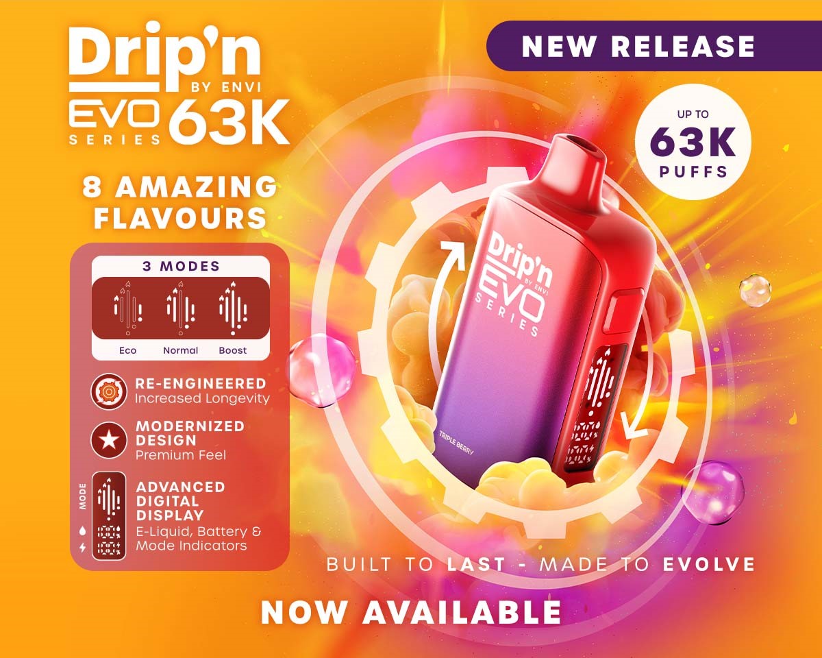 Drip’n Envi EVO 63K Disposable Vape Canada – Quality Vapes