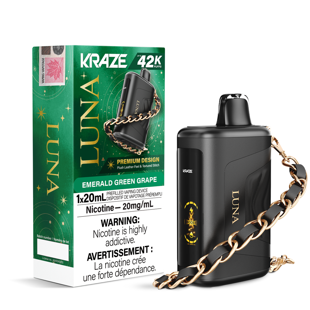 KRAZE LUNA Vape 42K Disposable Purse Vape – Quality Vapes