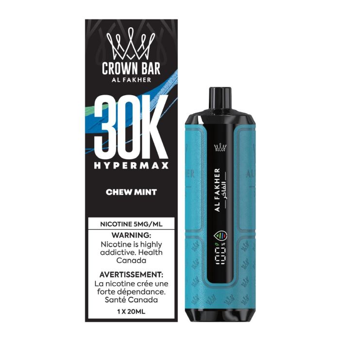 Chew Mint AL FAKHER Crown Bar Vape – 30K Puffs – Quality Vapes