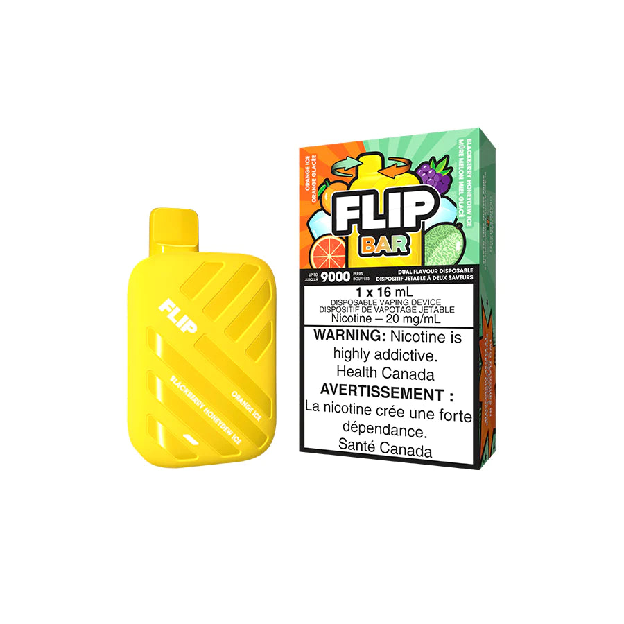 Flip Bar Disposable Vape - Orange Ice and Blackberry Honeydew Ice ...