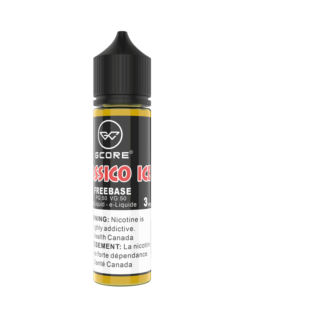 GCORE 60mL Freebase Vape Juice - CLASSICO ICE – Quality Vapes