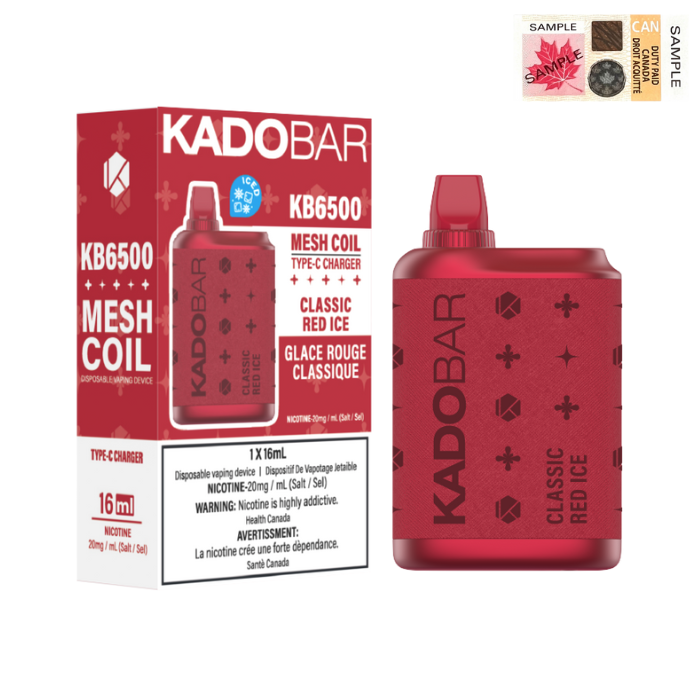 Classic Red Ice - KadoBar 6500 Disposable Vape – Quality Vapes
