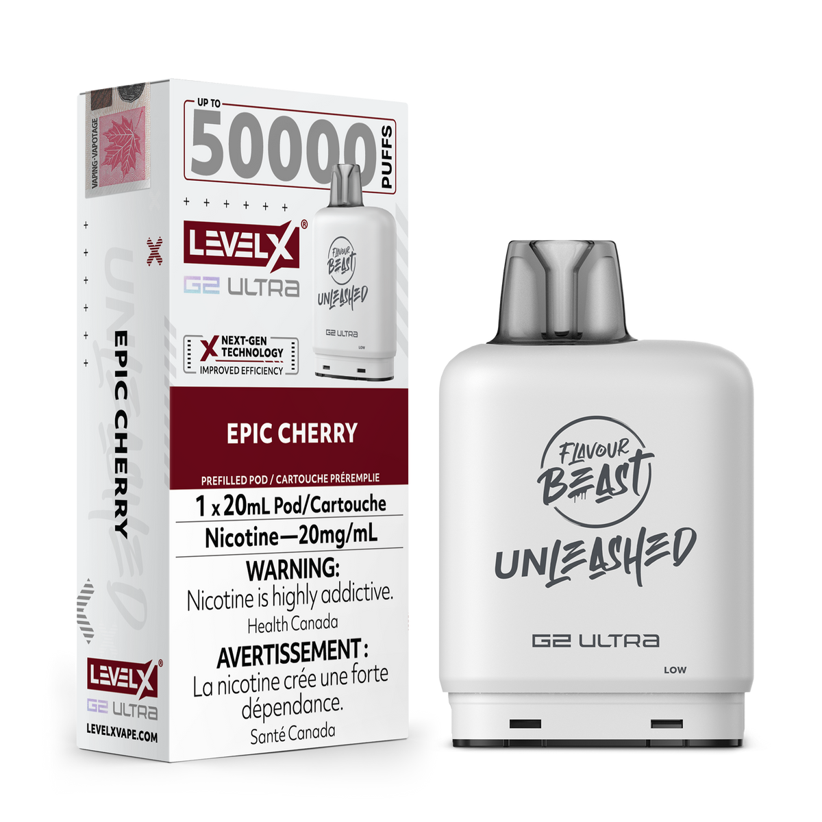Flavour Beast Unleashed 50K - Epic Cherry – Quality Vapes