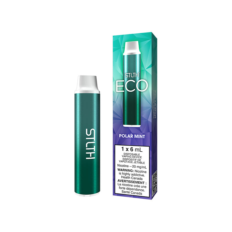 Polar Mint - STLTH ECO Disposable Vape | 6mL | 20mg – Quality Vapes