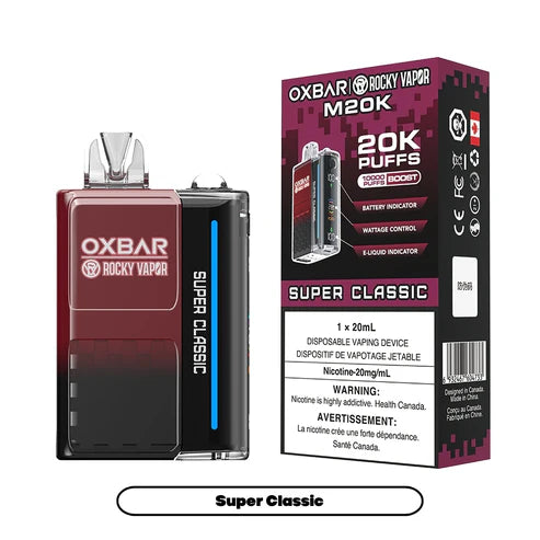 Oxbar Rocky Vapor 20K - Super Classic Disposable Vape 20000 Puffs ...