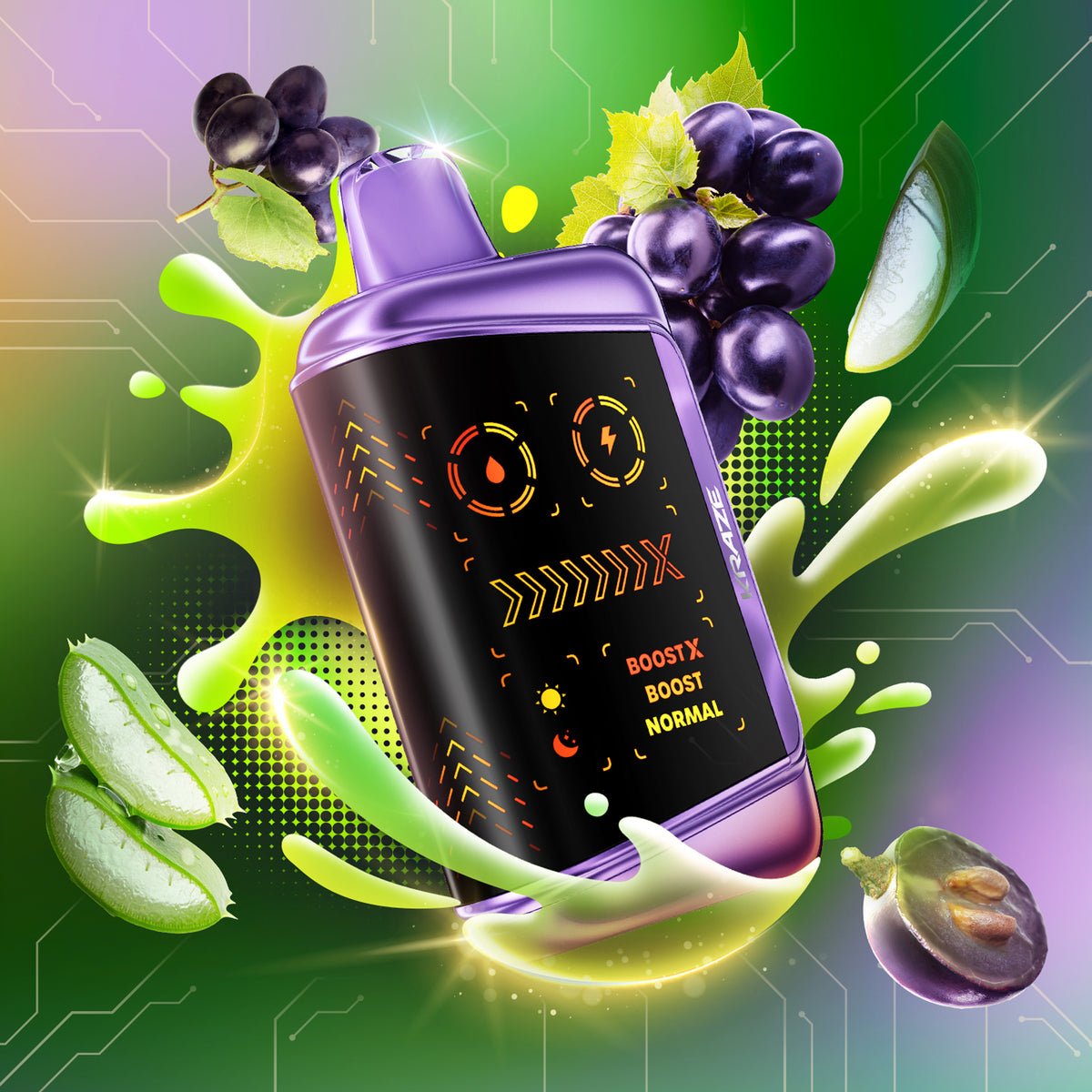 Tangy Aloe Grape - Kraze Mega X Disposable Vape – Quality Vapes