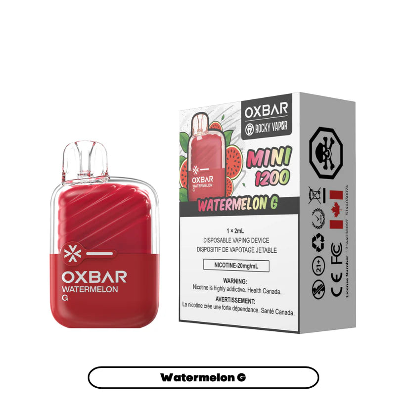 Watermelon G - OXBAR Mini 1200 Disposable Vape – Quality Vapes