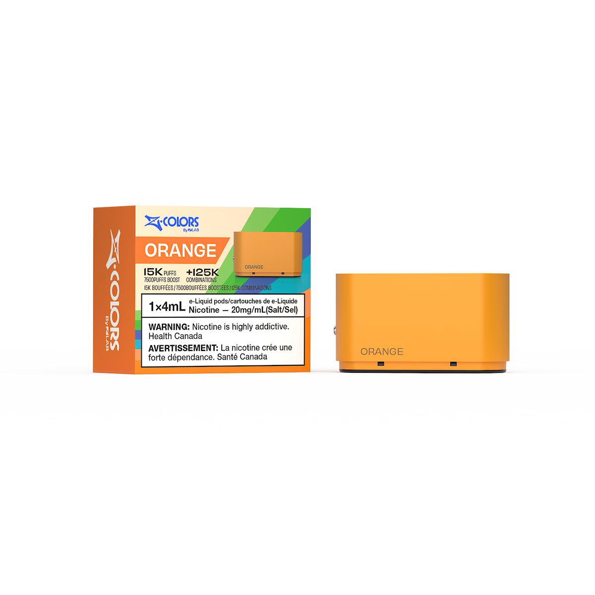 ZColors By ZLand Vape Pod - Orange - 15K Puffs – Quality Vapes