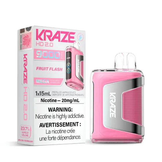 Kraze HD 2.0 9000 Disposable Vape - Fruit Flash – Quality Vapes