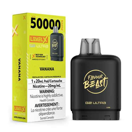 Level X Flavour Beast G2 Ultra - Vanana – Quality Vapes