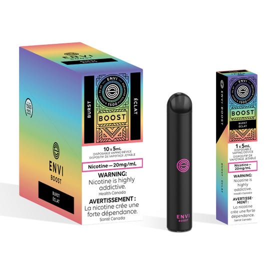 ENVI BOOST HIT DISPOSABLE - BURST – Quality Vapes